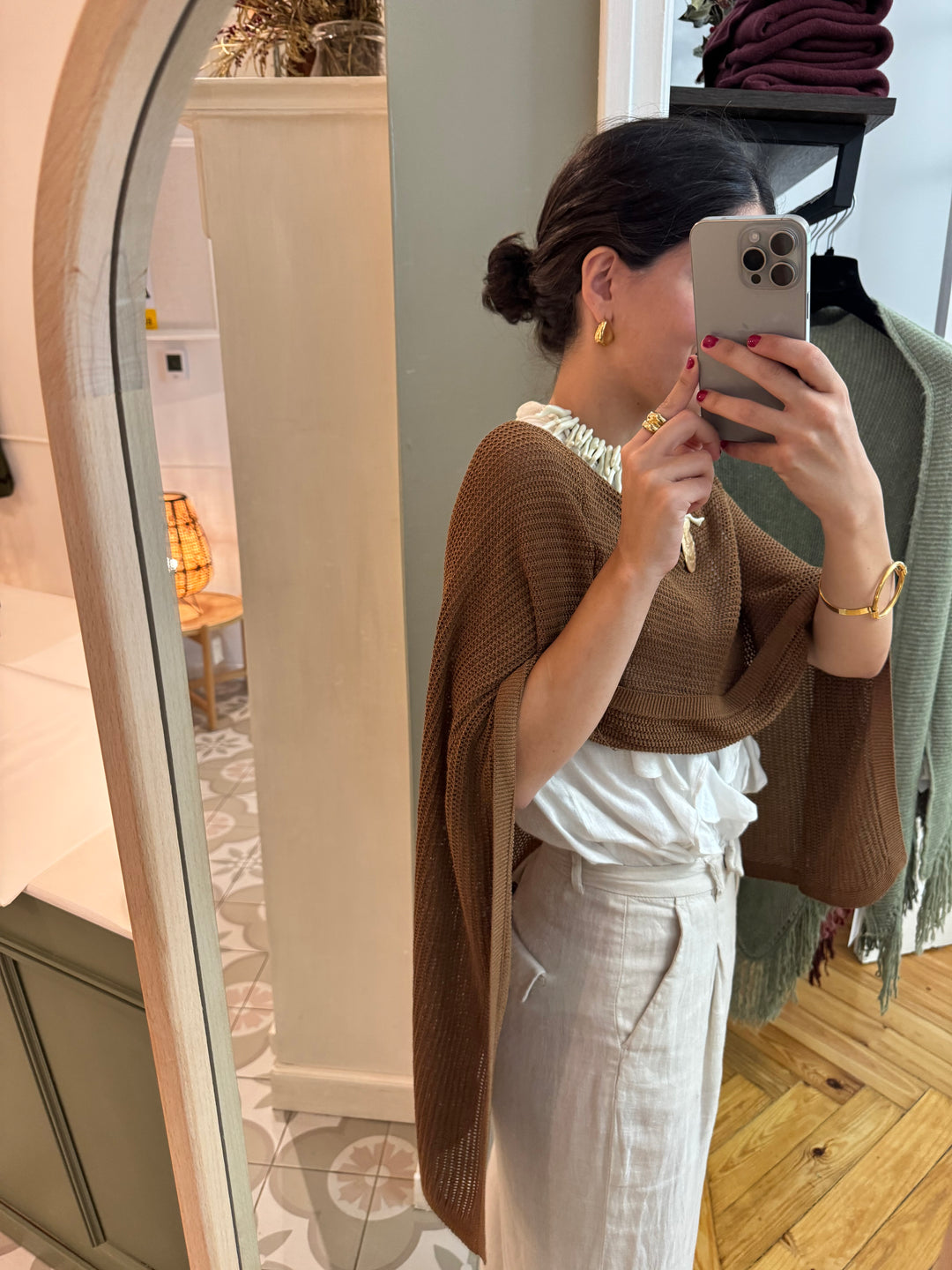 Poncho Vera Caramelo – Deluem